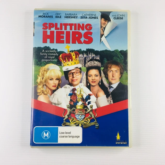 SPLITTING HEIRS (DVD 1993) John Cleese, Catherine Zeta Jones Rick ...