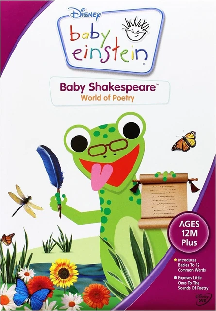 WALT DISNEY BABY EINSTEIN Baby Shakespeare World of Poetry DVD Brand ...