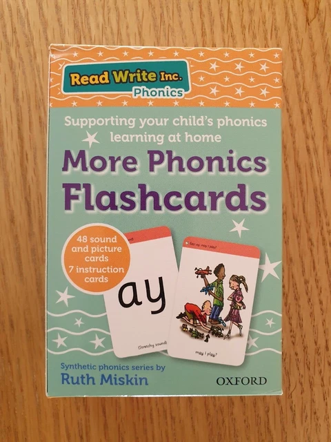 READ WRITE INC. Phonics: More Phonics Flashcards Cards RUTH MISKIN £12. ...