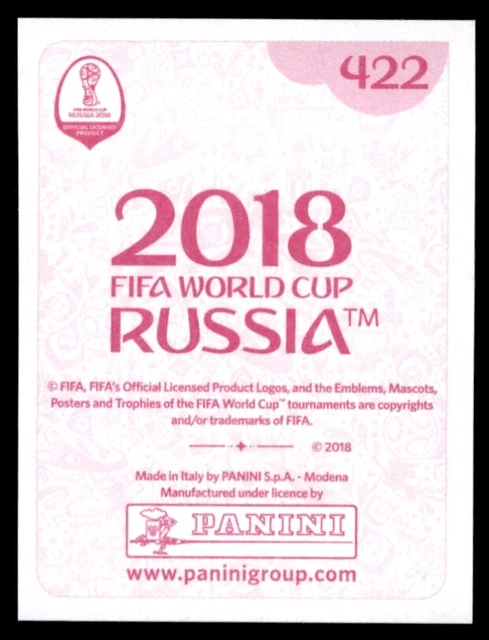 PANINI WORLD CUP 2018 (Pink Back) Manuel Neuer Germany No. 422 £1.00 ...
