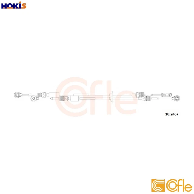 CABLE PULL MANUAL TRANSMISSION 10.2467 FOR FORD TRANSIT/CUSTOM/V362/Van ...
