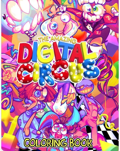 THE AMAZING DIGITAL Circus Colouring Training Anti-Stress Creative Gift ...