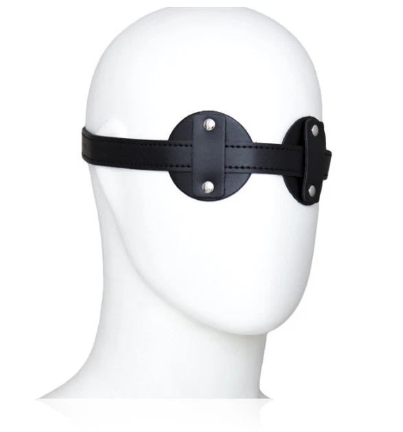 LEDER AUGENSCHUTZ AUGENBINDE Sexy Augenbinde Augenklappe EUR 5,45 ...