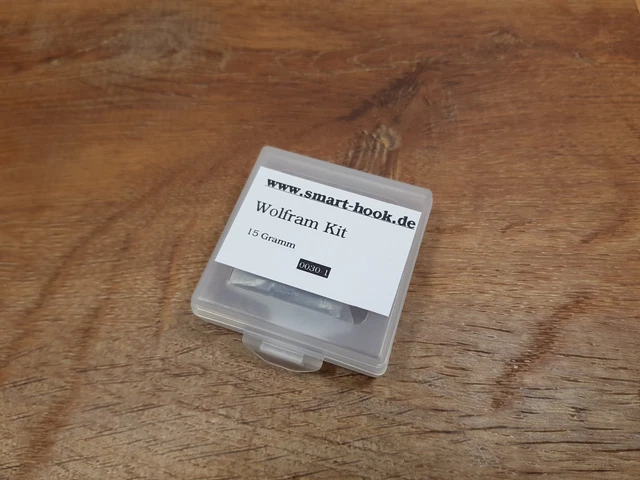 15 G KNETBLEI in Schwarz Tungsten Rig Putty Wolfram Kit Vorfach ...