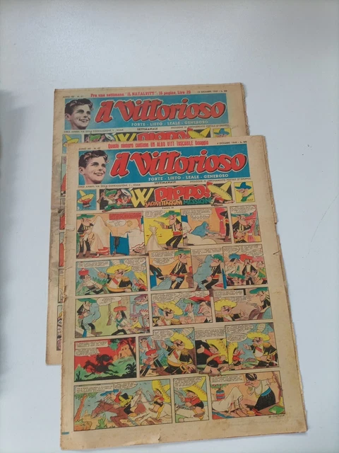 JACOVITTI - IL Vittorioso 1949-50 Lotto Di 17 Numeri EUR 19,90 ...