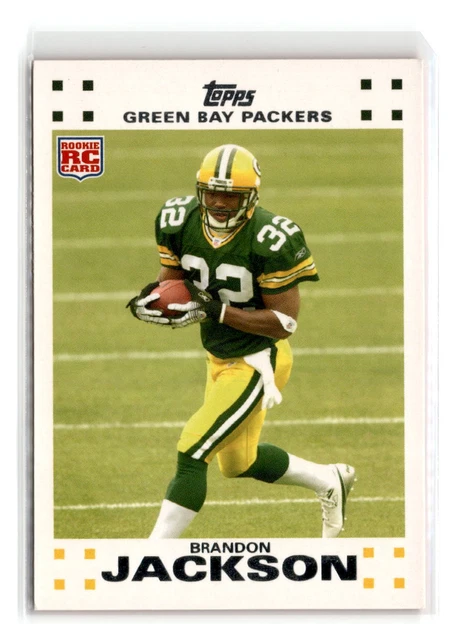 2007-TOPPS EXCLUSIVE ROOKIES-#10-BRANDON Jackson -Green Bay Packers EUR ...