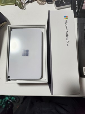 MICROSOFT SURFACE DUO White 128gb Unlocked Boxed £385.00 - PicClick UK