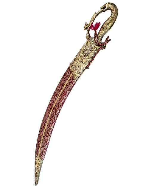 RAJPUT/SIKH SWORD INDIAN wedding sword 24 inch indian talwar Maroon ...