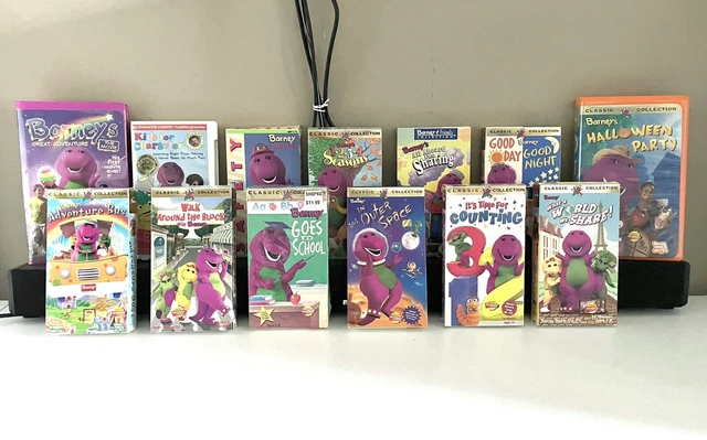 BARNEY THE DINOSAUR - VHS Lot Of 13 - Kid’s Show Bulk Lot! EUR 18,42 ... BARNEY THE DINOSAUR - VHS Lot Of 13 - Kid’s Show Bulk Lot! EUR 18,42 ...