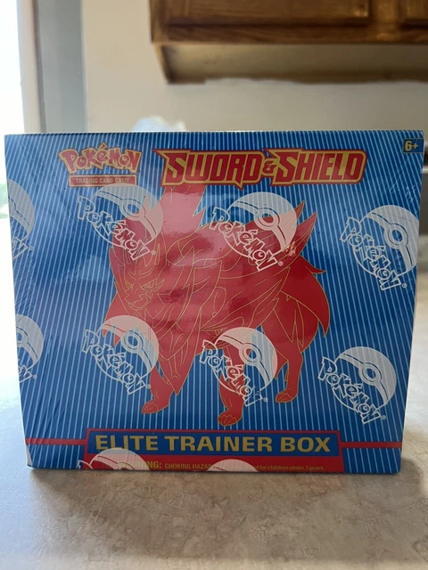 POKEMON SWORD AND Shield Base Elite Trainer Box Pokeball Rap First Wave ...