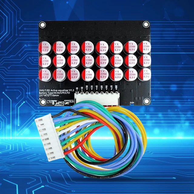 5A ACTIVE EQUALIZER Balancer Battery Energy Capacitor for Lipo Lifepo4 LTO (8S) £23.99 - PicClick UK