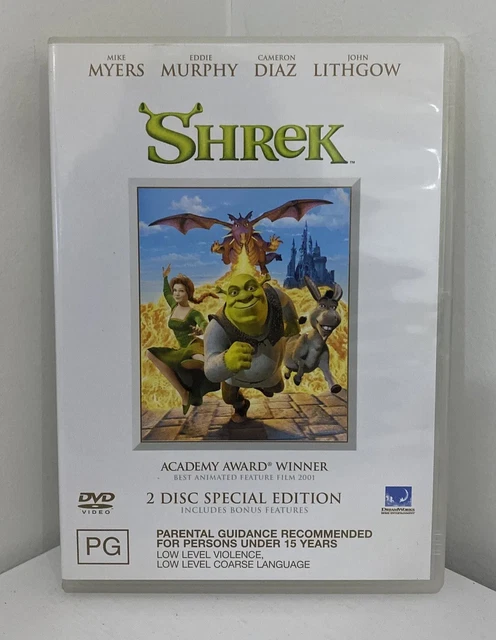 SHREK DISC Set (DVD, 2001) - Region 2 & Region 4 - Free Postage! £4.88 ...