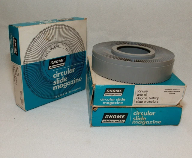 3XGNOME CIRCULAR SLIDE Magazine (Carousel) Slide Tray for Slide ...