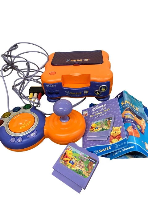 VTECH V.SMILE LEARNING System with Winnie the Pooh Game and Manual £16. ...