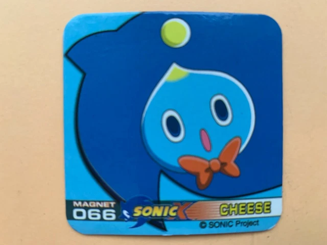 SONIC X MAGNETS 066 SONIC PROJECT Character CHEESE Magnet Collection ...