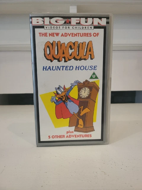 QUACULA, THE NEW Adventures Of Haunted House (VHS) £5.00 - PicClick UK
