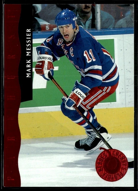 1993-94 PARKHURST CHERRY'S Playoff Heroes Mark Messier Rangers de New ...