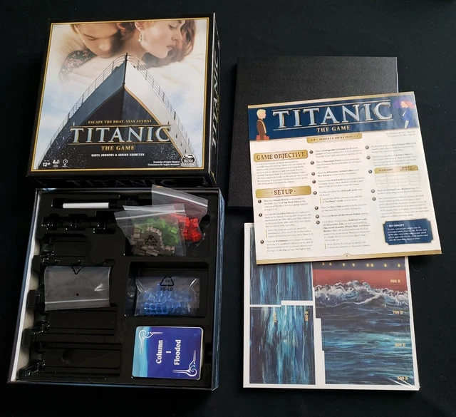 TITANIC THE BOARD Game - Spin Master 2020 movie themed 2-5 Players ...