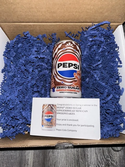PEPSI® ZERO SUGAR GINGERBREAD MINI CAN 🔥Limited edition 🔥 £16.25 ...