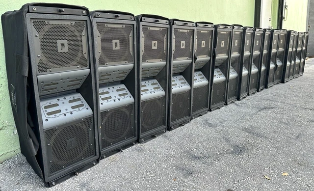 JBL VERTEC VT4887A Compact Bi-Amplified 3Way Line Array Element (LOT OF ...