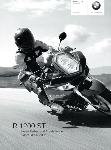 BMW R 1200 ST Preisliste 2006 1/06 D price list prijslijst liste de ...