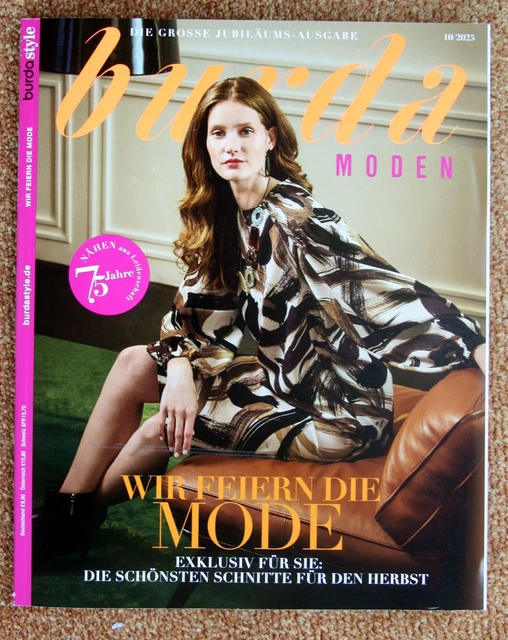 BURDA STYLE / Burda moden 10/2025 - Jubiläumsheft EUR 2,50 - PicClick DE