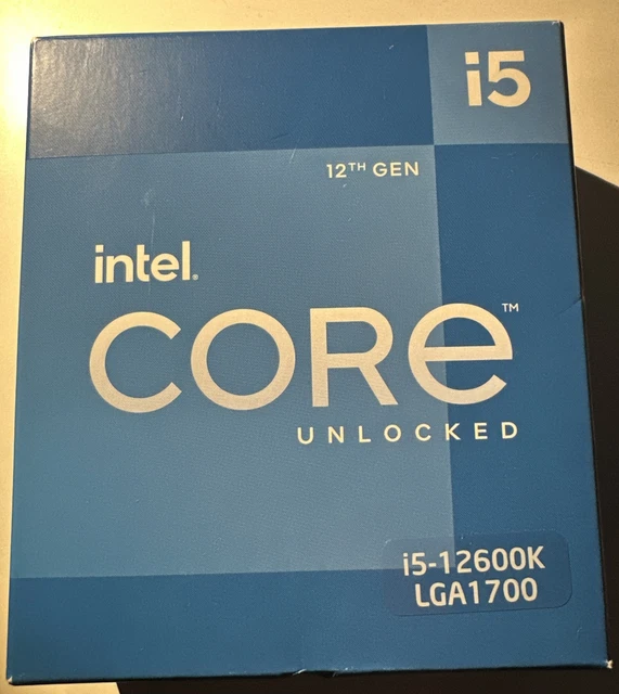 INTEL CORE I5-12600K Unlocked 12th Gen Processor LGA1700 Unopened (New ...