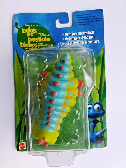 RARE! A BUG'S Life 1998 Hungry Heimlich Toy Mattel Disney Pixar New ...