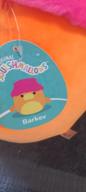 SQUISHMALLOW LARGE BARKEV The Manatee Bucket Hat Q2 Inch BNWT Plush Toy ...