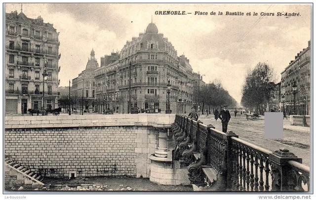 38 GRENOBLE - place de la bastille et le cours st andre EUR 4,00 ...