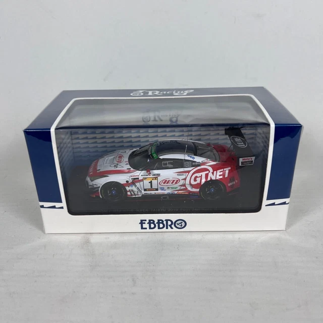 EBBRO 45676 1/43 Gtnet Gt3 Gt-R Super Durabilité Fuji 24 Heures 2019No1 ...