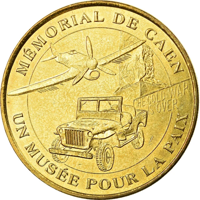 [#737869] FRANKRIJK, TOKEN, Toeristisch fiche, Caen - Mémorial n°2 ...