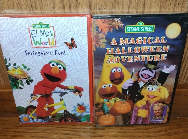 SESAME STREET DVD Lot of 2 "Elmo's World- Springtime Fun! & Halloween ...