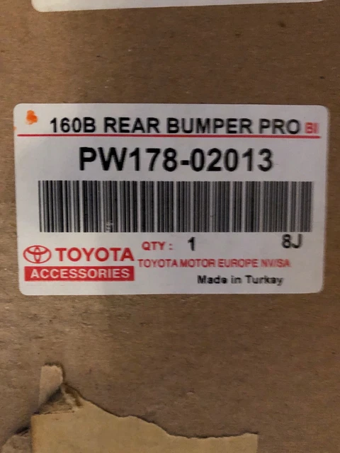 GENUINE TOYOTA COROLLA HB 2019> Rear Bumper Protection Plate Plastic ...