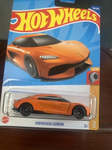 KOENIGSEGG GEMERA ORANGE / HW Turbo / Hot Wheels 2022 £3.60 - PicClick UK
