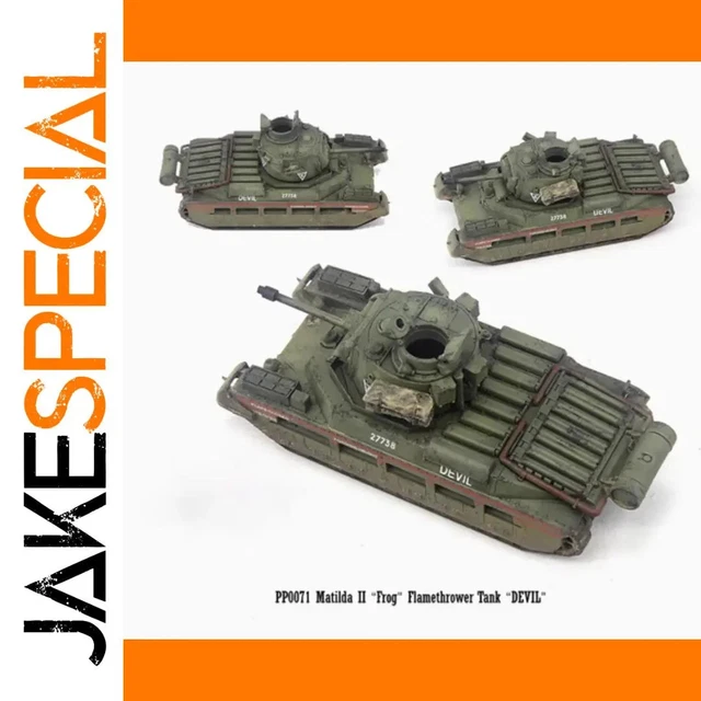 1/72 SCALE MATILDA 2 Flamethrower Tank Model EUR 139,19 - PicClick FR