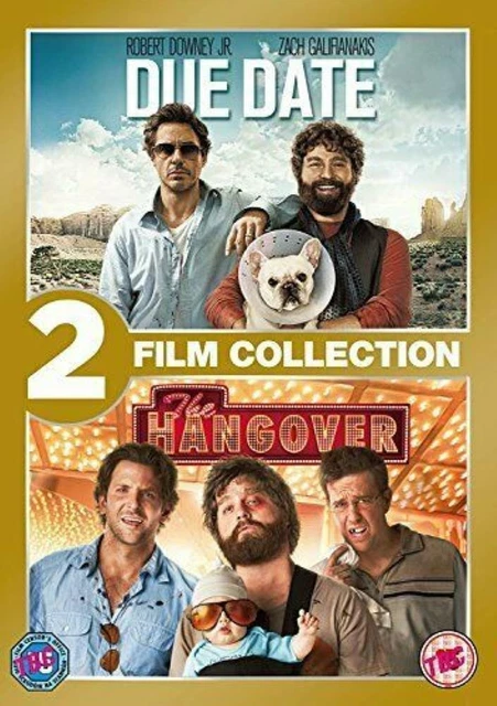 DUE DATE/THE HANGOVER Double Pack DVD New 1999 Free UK P&P Value ...