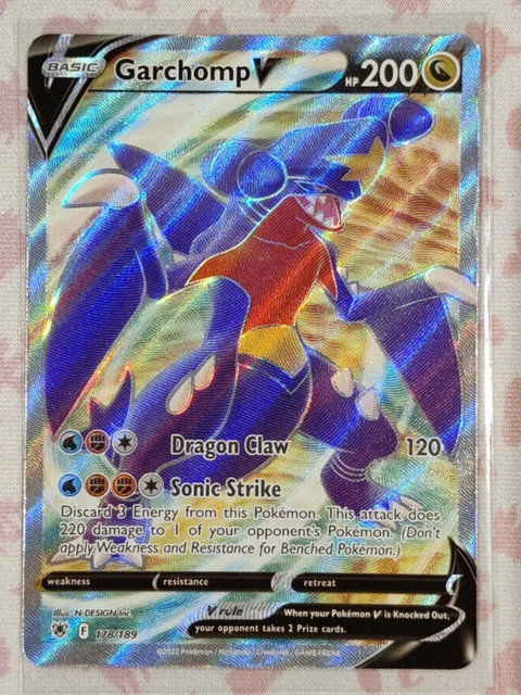 GARCHOMP V 178/189 Full Art - 2022 Pokémon Sword & Shield Astral ...