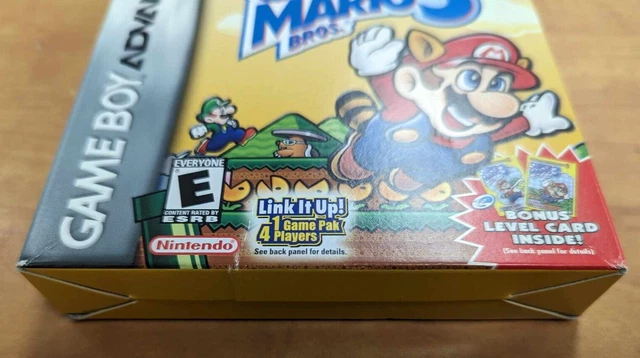 SUPER MARIO ADVANCE 4: Super Mario Bros. 3 Game Boy Advance CIB W/ Rare ...