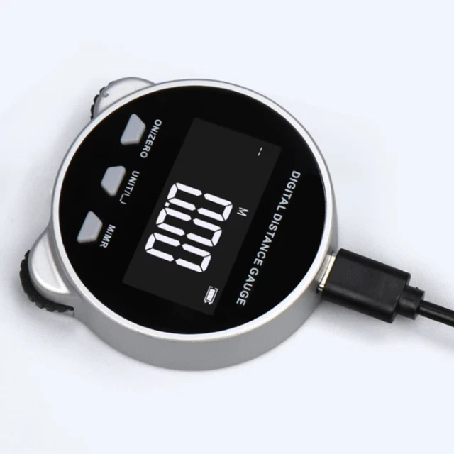 PRECISION MINI ROLLER Distance Meter 200m Straight Curve Measuring ...