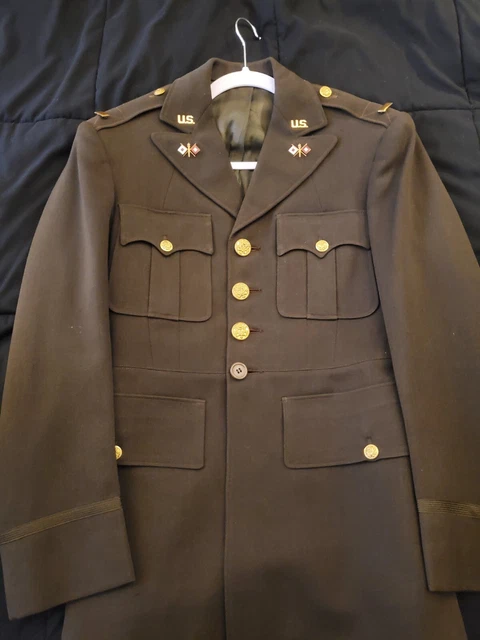 Ww2 Us Army Signal Corps Officers Uniform Named Eur 71 80 Picclick Fr