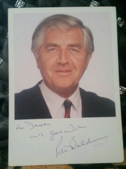 PETER BALDWIN HANDSIGNED photo coronation street castcard aka Derek ...