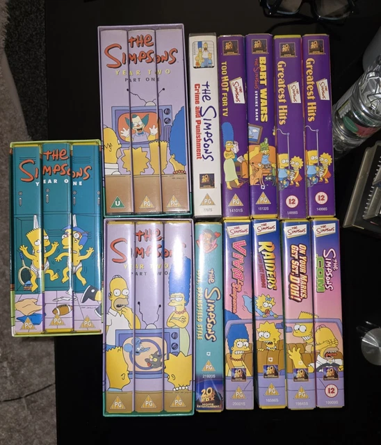 THE SIMPSONS VHS Bundle £15.00 - PicClick UK