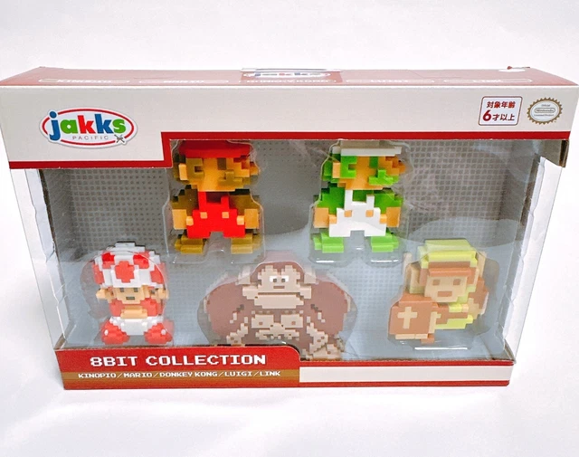 NINTENDO 8BIT FIGURE Collection Mario Luigi Donkey Kong Link FAMICOM ...
