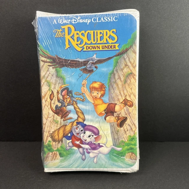THE RESCUERS DOWN Under VHS Walt Disney Black Diamond Classic (1991 ...