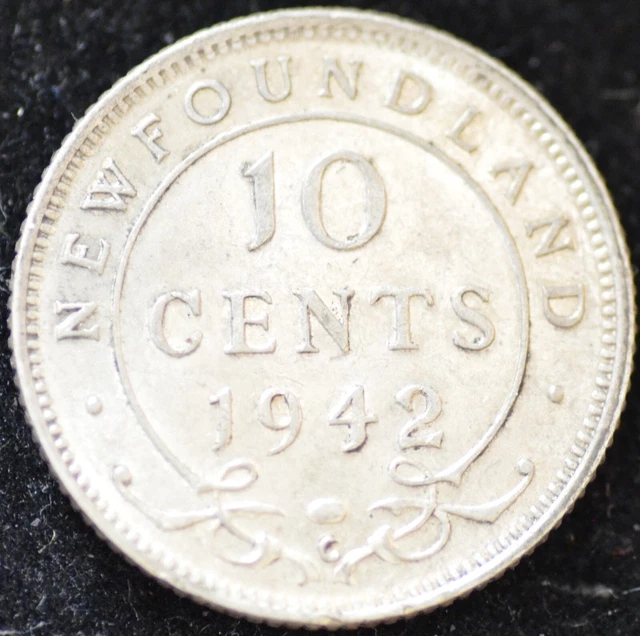 1942-C PRESQUE NON CIRCULÉ Terre-Neuve dix cents #1 EUR 20,09 - PicClick FR