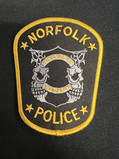 NORFOLK, VIRGINIA POLICE Gang Unit Shoulder Patch $13.79 - PicClick AU