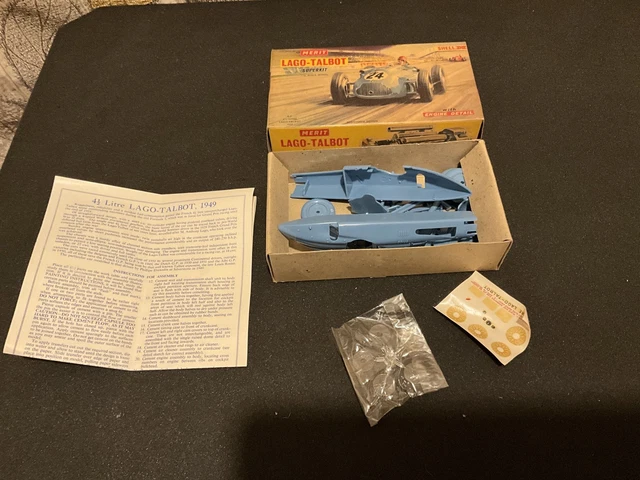MERIT 4624 TALBOT-LAGO 4.5 Litre Racing Car Unassembled Model Kit ...
