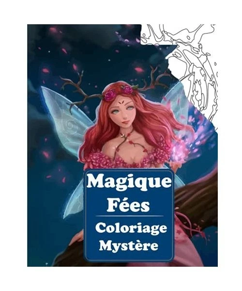 MAGIQUE FÉES COLORIAGE Mystére: livre de coloriage pour adultes par ...