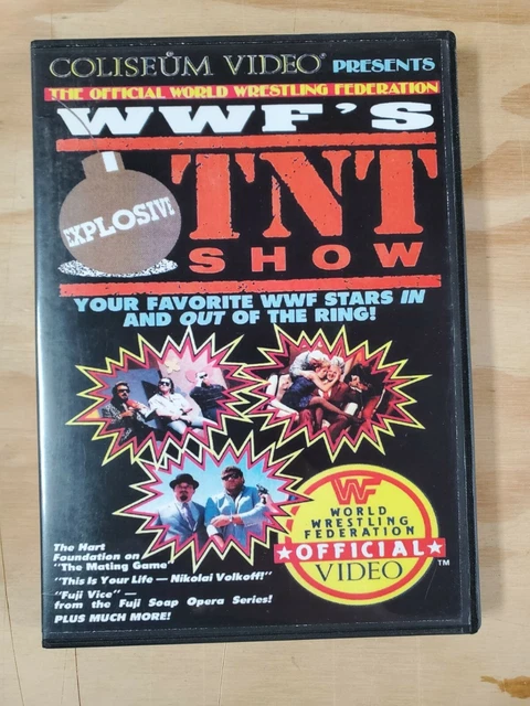 WWF WWF'S EXPLOSIVE TNT Show Coliseum Home Video DVD Piper Heenan Fuji ...
